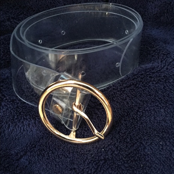 Accessories | New Gold Transparent Circle Belt Buckle | Poshmark